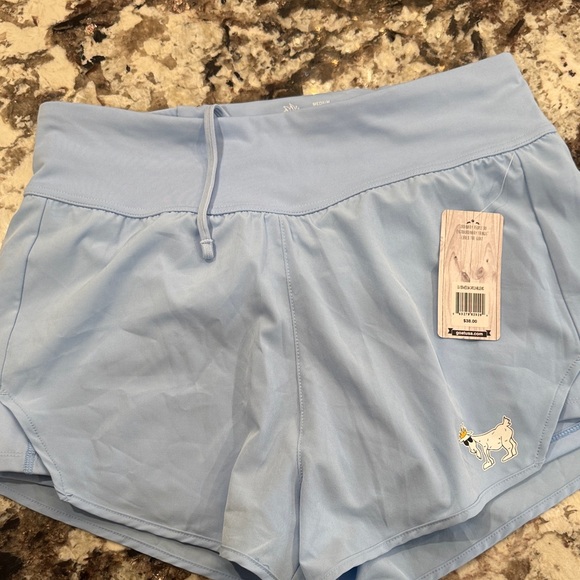 Goat Usa | Shorts | Goat Usa Womens Light Blue Athletic Shorts | Poshmark
